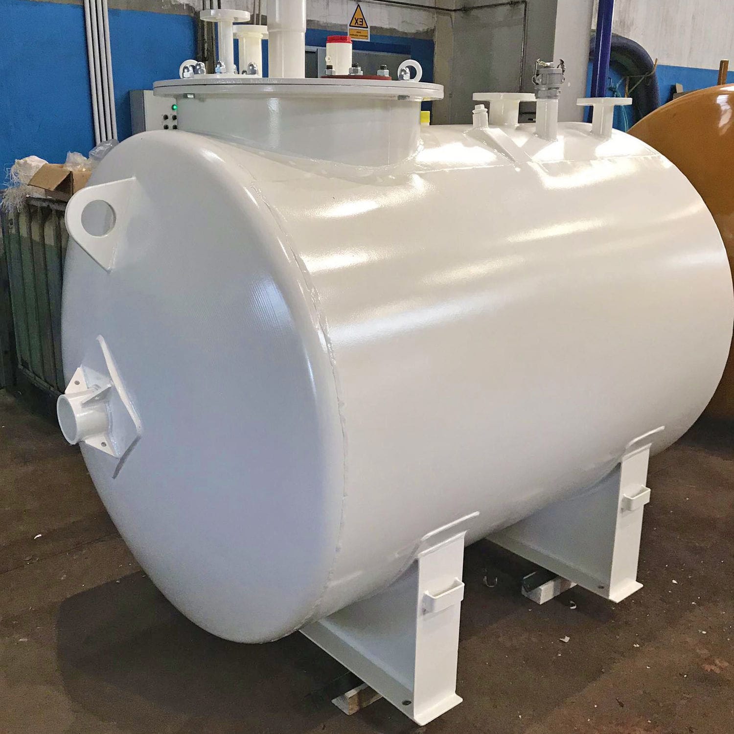 Storage tank - Ferrero S.p.A. - multi-function / for fuel / steel