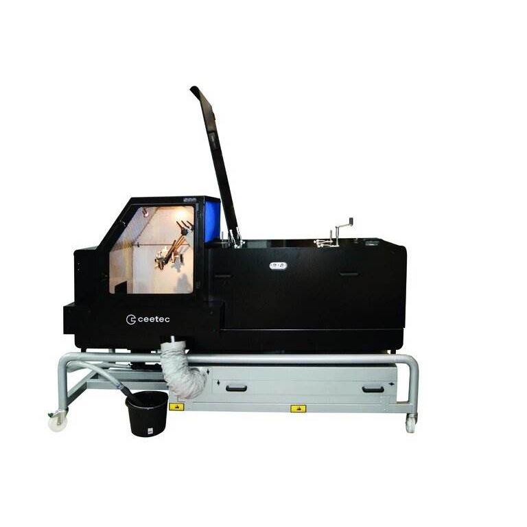 Closed circuit paint tunnel - IPC250 - Ceetec A/S - for the wood industry