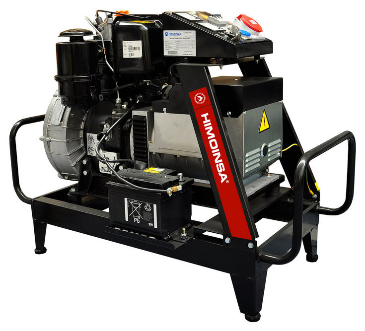 Diesel generator set - HLA1-6 T5 - HIMOINSA - three-phase / portable ...