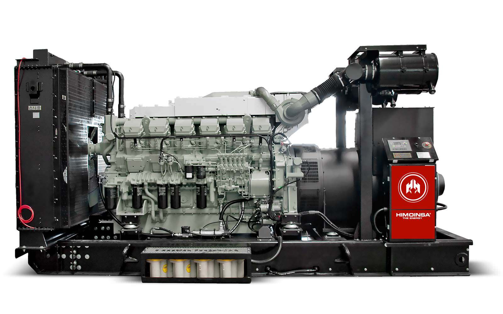 Diesel generator set - HTW-1745 T5 - HIMOINSA - three-phase / 50 Hz ...