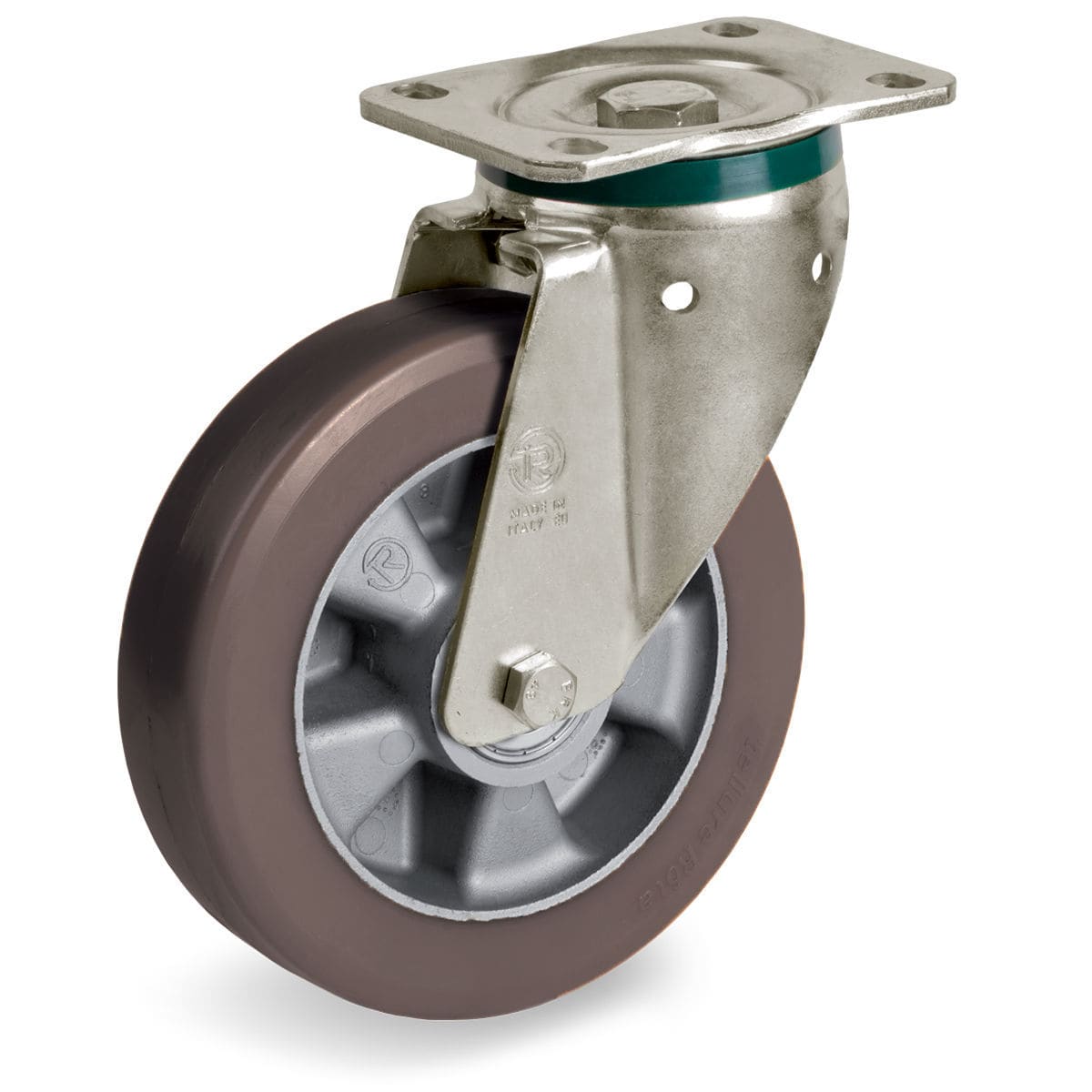 Swivel caster - 58 HT series - Tellure Rôta - base plate / for trolleys ...