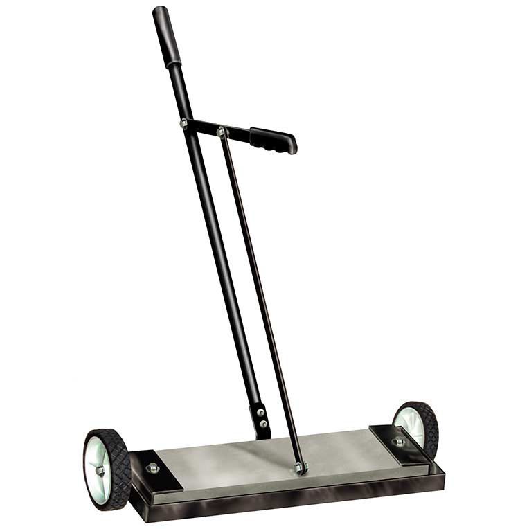 Magnetic sweeper - Industrial Magnetics - walk-behind / manual / outdoor