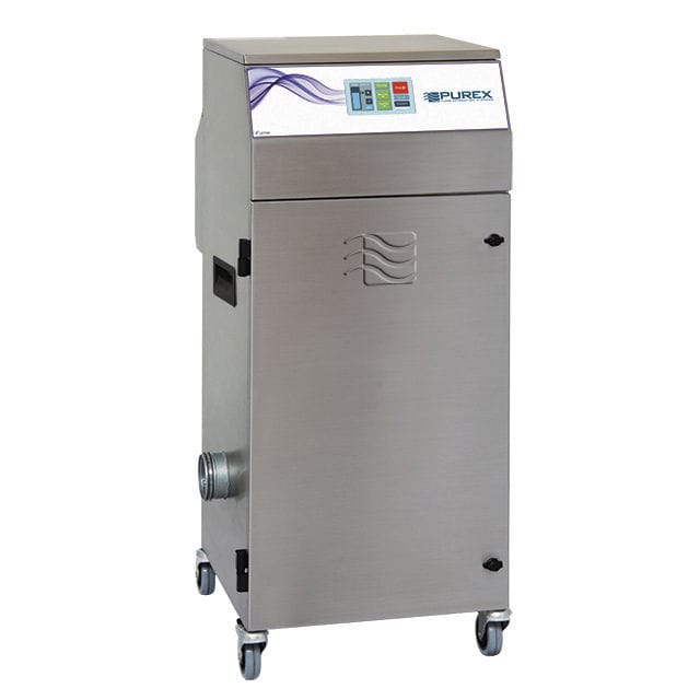 Mobile fume extractor - iFume 400i Violet - Purex International - floor ...