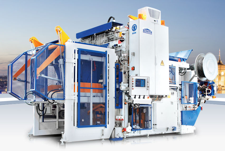 Concrete block making machine - Zenith 940SC - Quangong Machinery Co ...