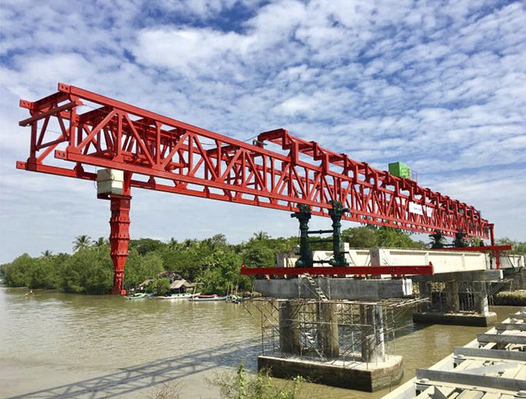 Bridge construction launching gantry - Hangzhou Nante Machinery Co., Ltd.