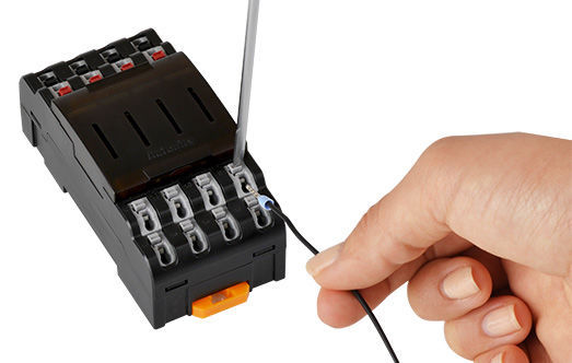 Relay terminal block - ABL series - Autonics - push-in / screwless ...