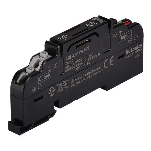 Relay terminal block - ABL series - Autonics - push-in / screwless ...