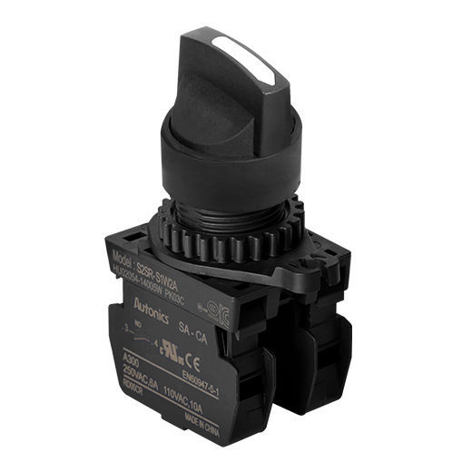 Selector switch - S2SR series - Autonics - lever / multipole / IP65