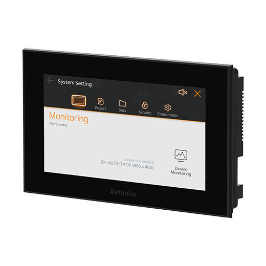 TFT LCD display panel - GP-A070 series - Autonics - resistive touch ...