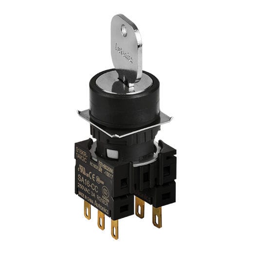 Selector switch - S16KR series - Autonics - panel mount / rectangular ...