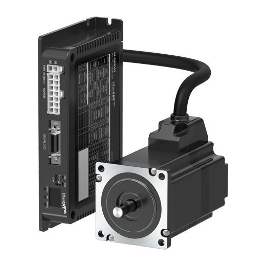 Stepper servo-motor - AiC-EC - Autonics - AC / with brake / motion control