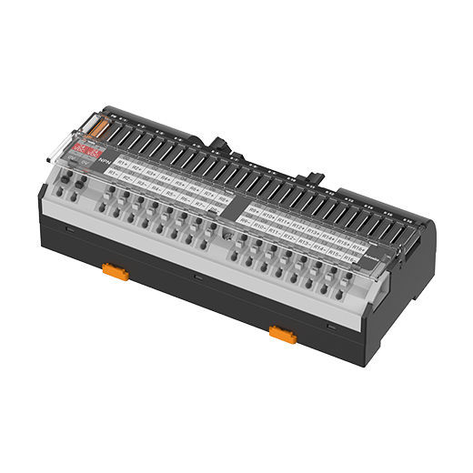 Relay terminal block - ASL series - Autonics - DIN rail-mounted / push ...