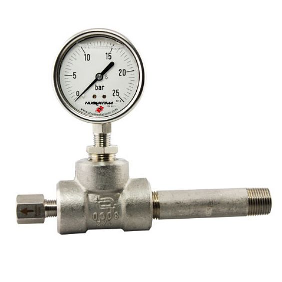 Poppet excess-flow valve - Donadon SDD - threaded / stainless steel