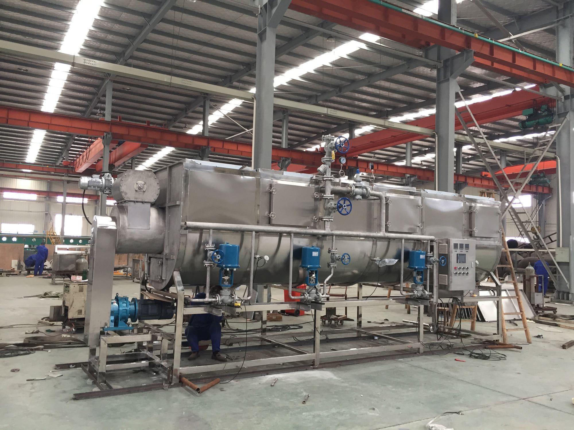 Fruits and vegetable blancher - SPT-Z - SHAOXING WALLEY FOOD MACHINERY ...