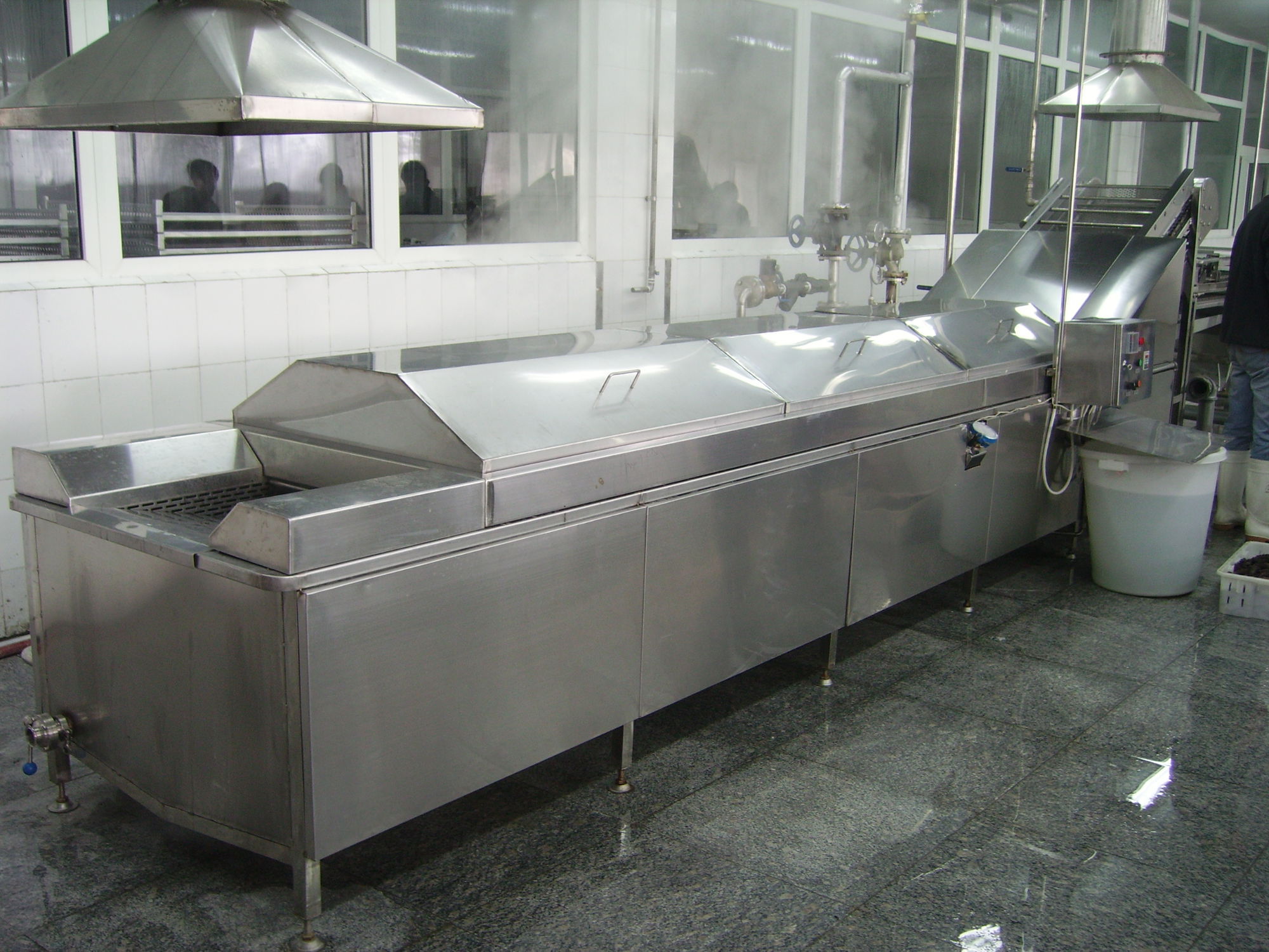 Belt blancher - DPT-S - SHAOXING WALLEY FOOD MACHINERY CO., LTD. - for ...