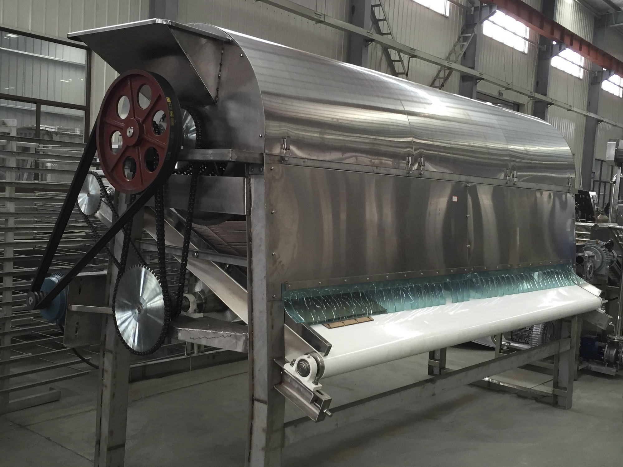 Green pea husking machine - WDP - SHAOXING WALLEY FOOD MACHINERY CO., LTD.