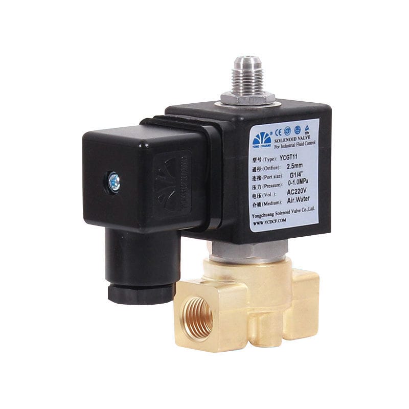 Direct-acting solenoid valve - YCTG - Yongchuang solenoid valve - 2/3 ...