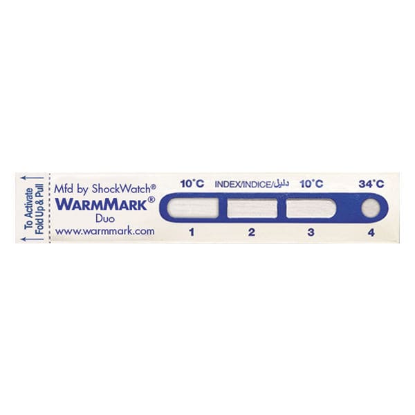 Time-temperature label - WarmMark Duo - SpotSee - shipping / adhesive ...