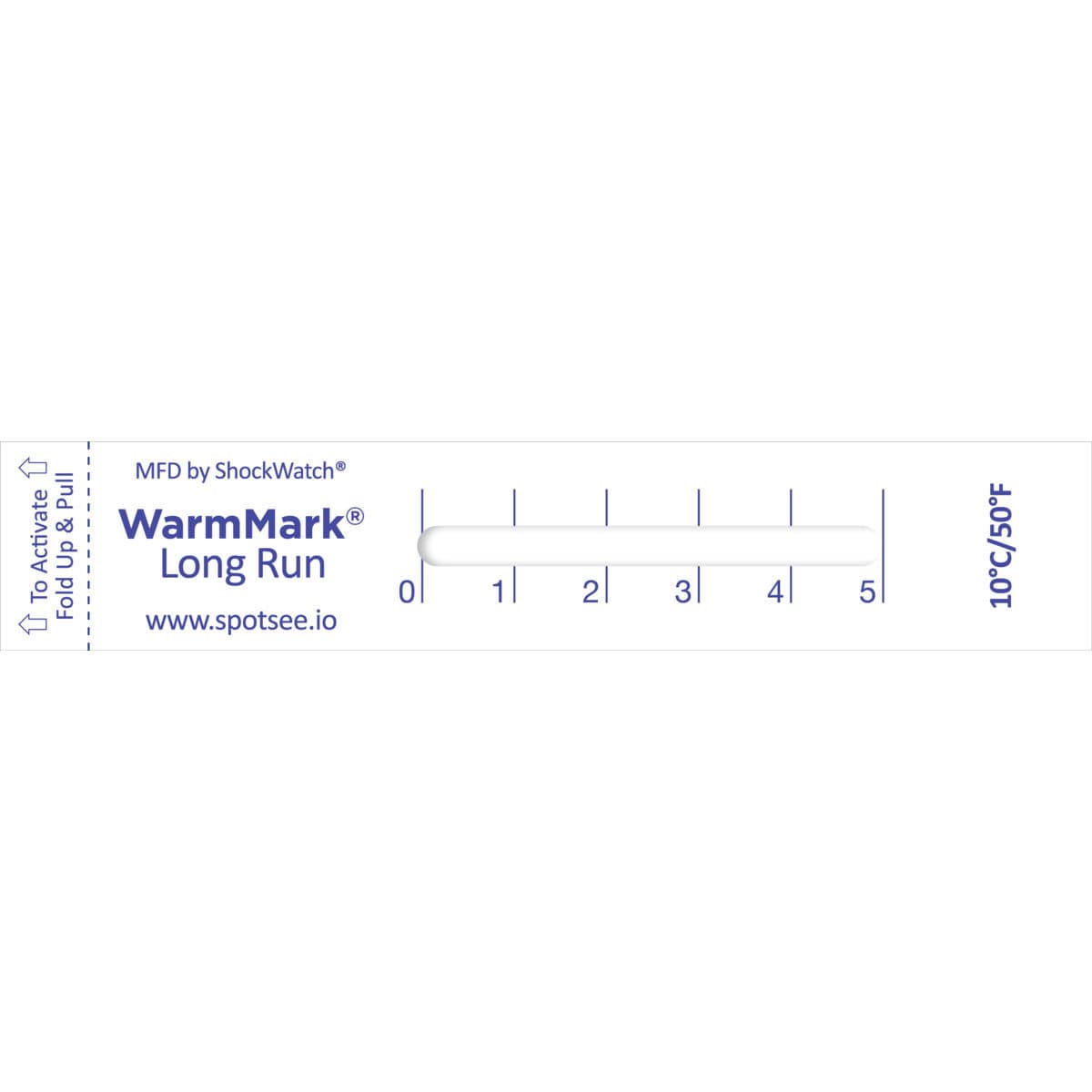 Time-temperature label - WarmMark Long Run - SpotSee - adhesive ...