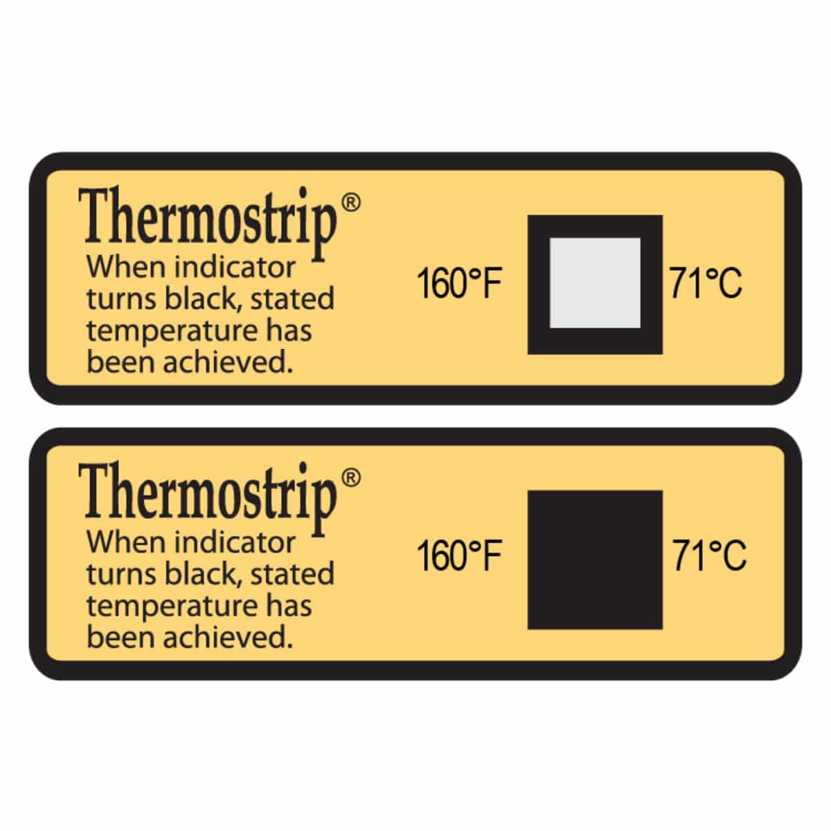 Waterproof label - Thermostrip DS - SpotSee - self-adhesive / food / strip