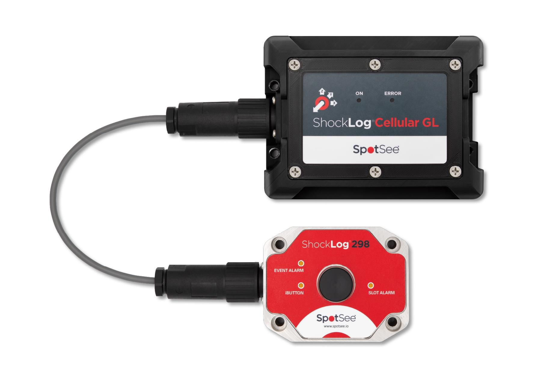Digital recorder - The ShockLog® Cellular GL - SpotSee - impact / video ...