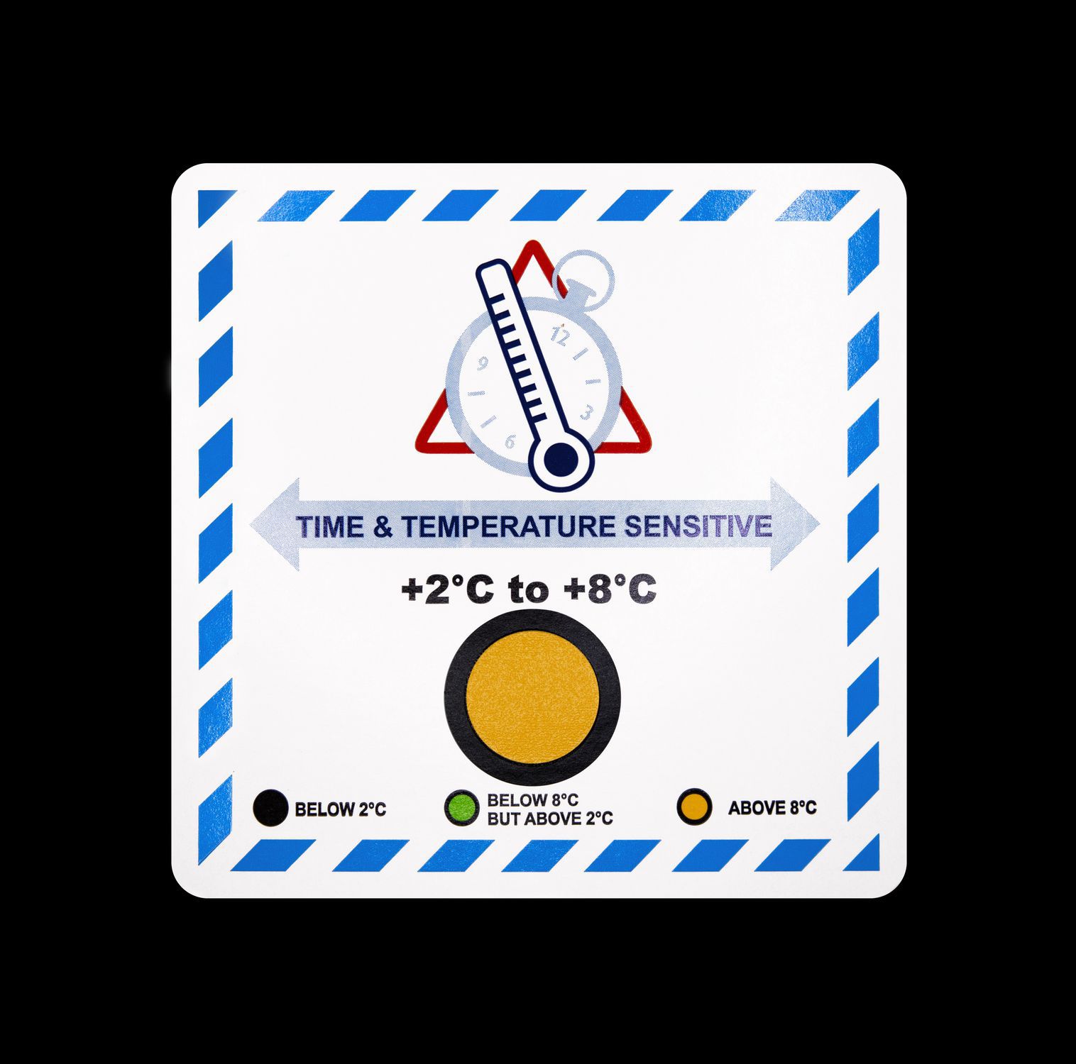 Adhesive label - IATA - SpotSee - thermo-adhesive / label / food