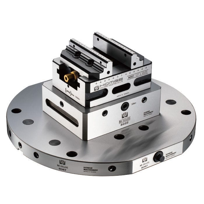 Machine tool vise - ASC-S series - HOMGE MACHINERY IND. CO., LTD. - 5 ...