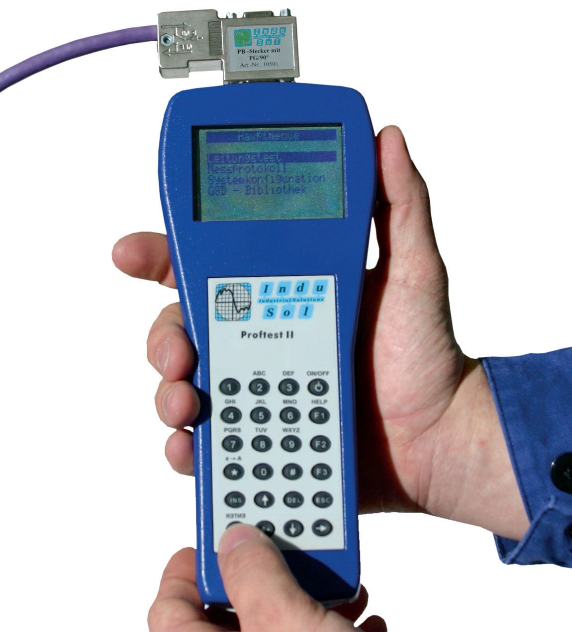 Cable tester - PROFtest II XL - Indu-Sol GmbH - network / PROFIBUS ...