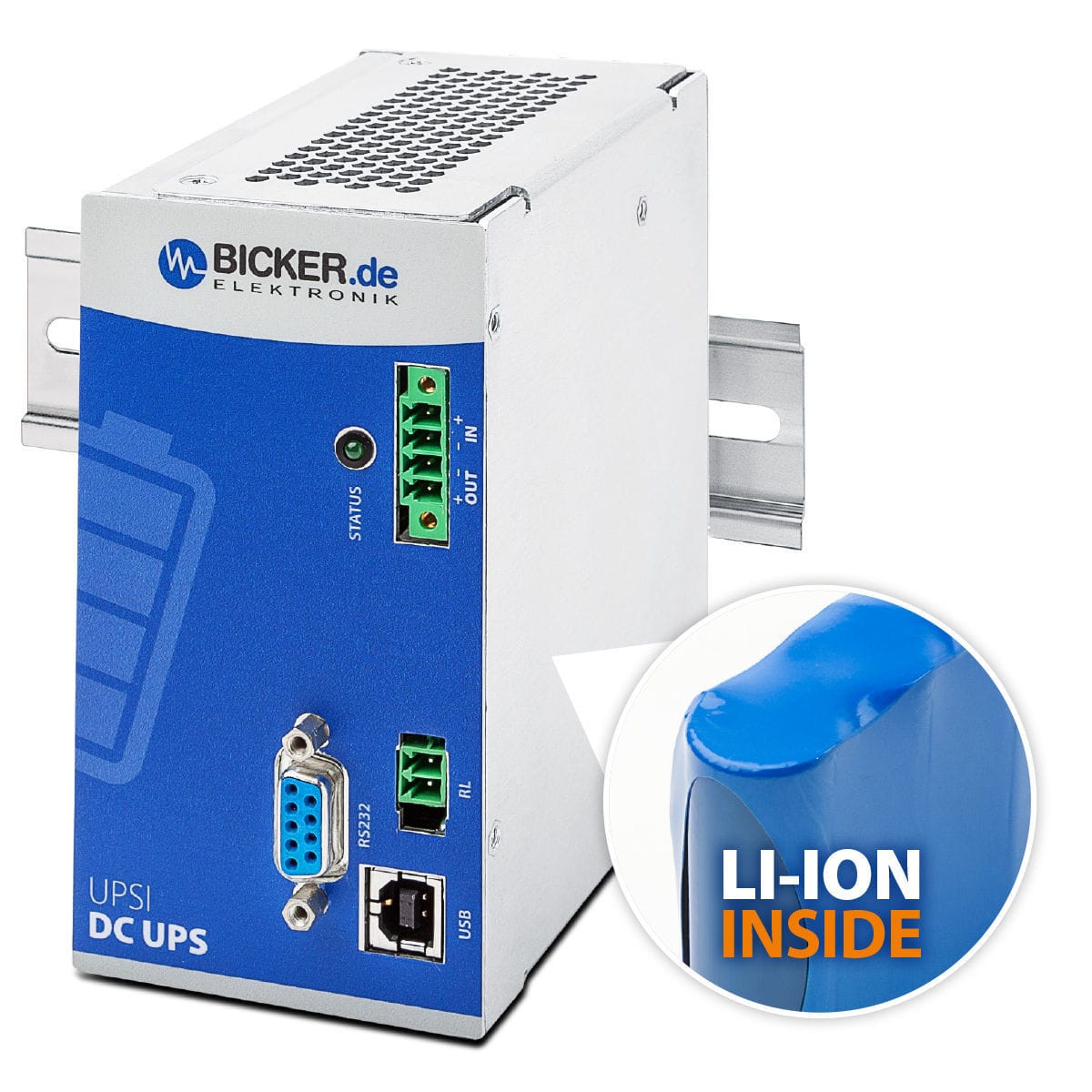 UPS with built-in battery - UPSI-2406DP1 - Bicker Elektronik GmbH - 24 ...