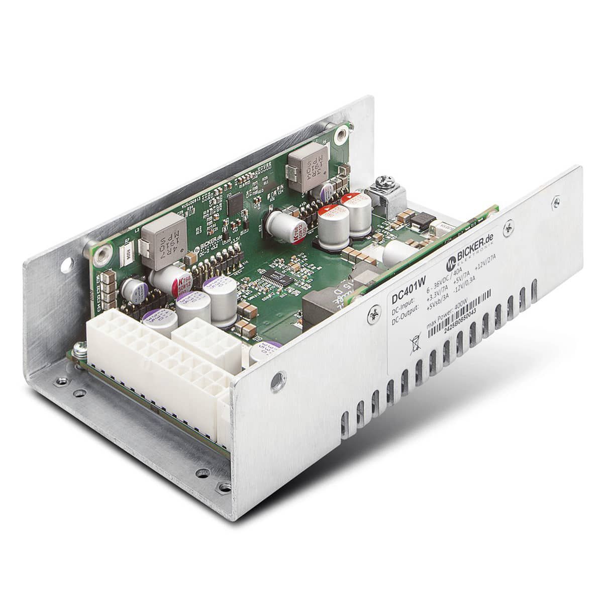 ATX power supply - DC401W - Bicker Elektronik GmbH - 1U / open frame ...