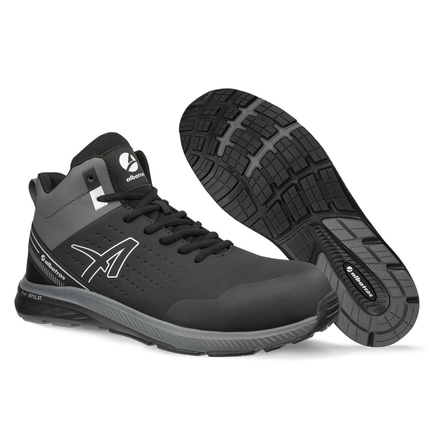 Anti-slip safety shoes - VIGOR 2 IMPULSE MID - Albatros - anti ...