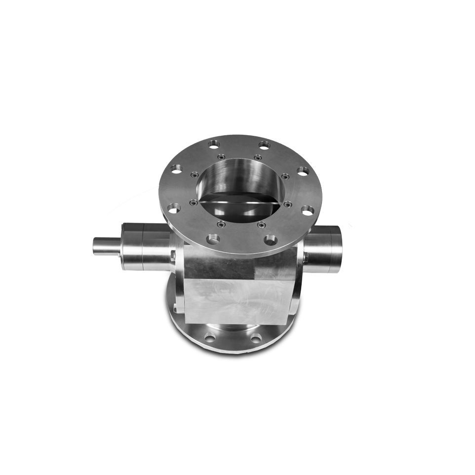 Powder rotary valve - ROTOLOK - for grain / round-flange / hygienic