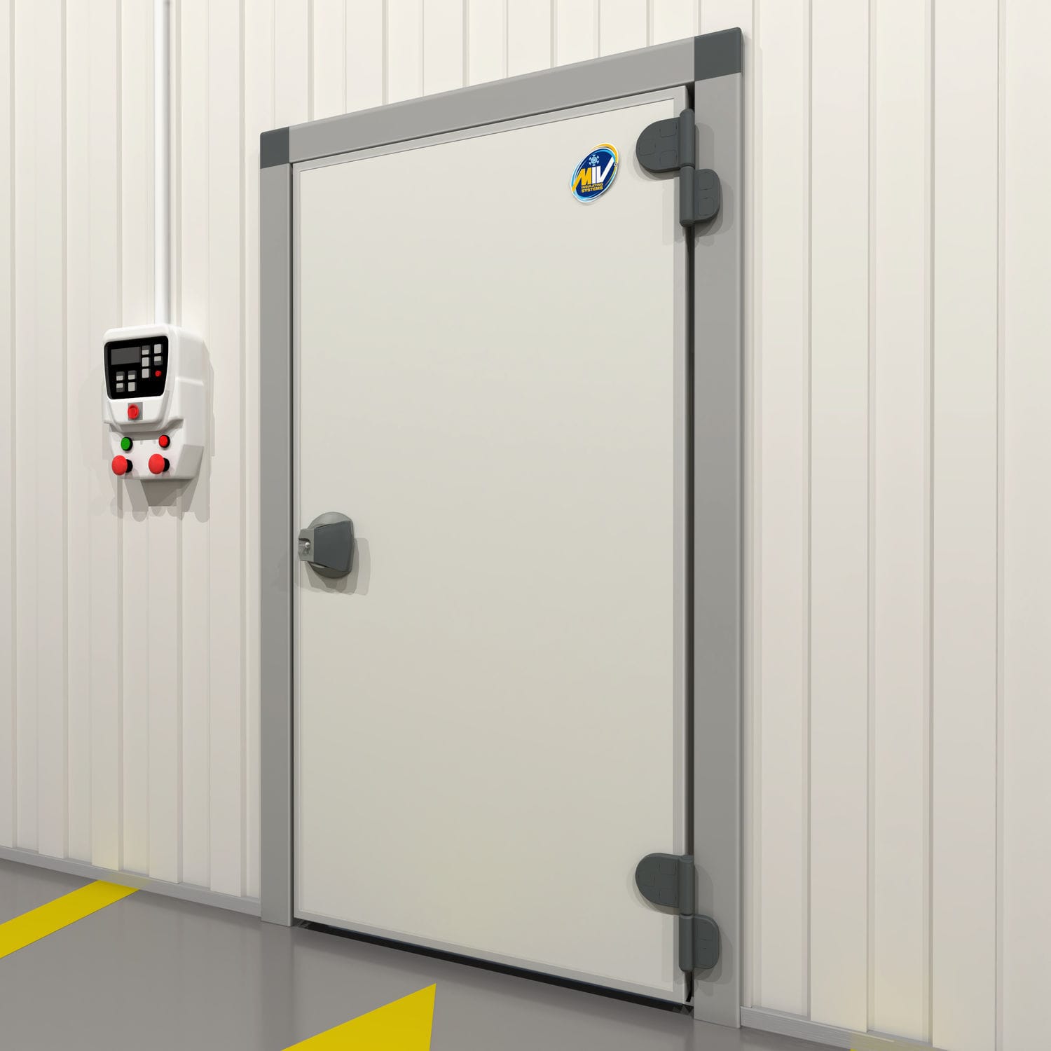 Hinged door - 200F - MIV INSULATING SYSTEMS S.R.L. - swing / revolving ...