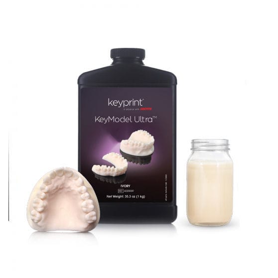 Gray 3D printing resin - KeyModel Ultra™ - Nexa3D - dental / prototyping