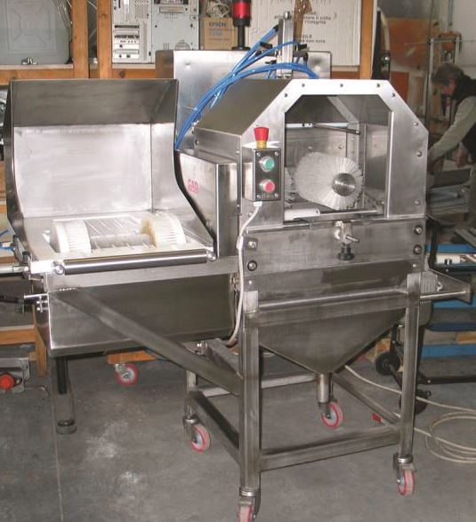 Semi-automatic brushing machine - SPP.2 - CAD PROJECT S.R.L.