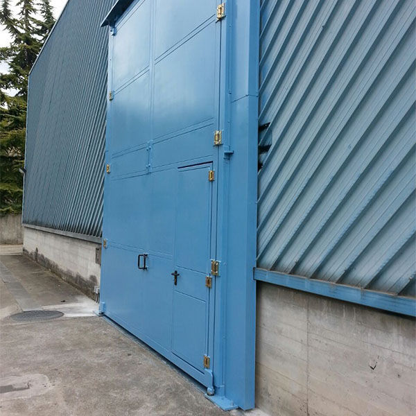 Sliding door - sta technology srl - metal / wooden / glazed