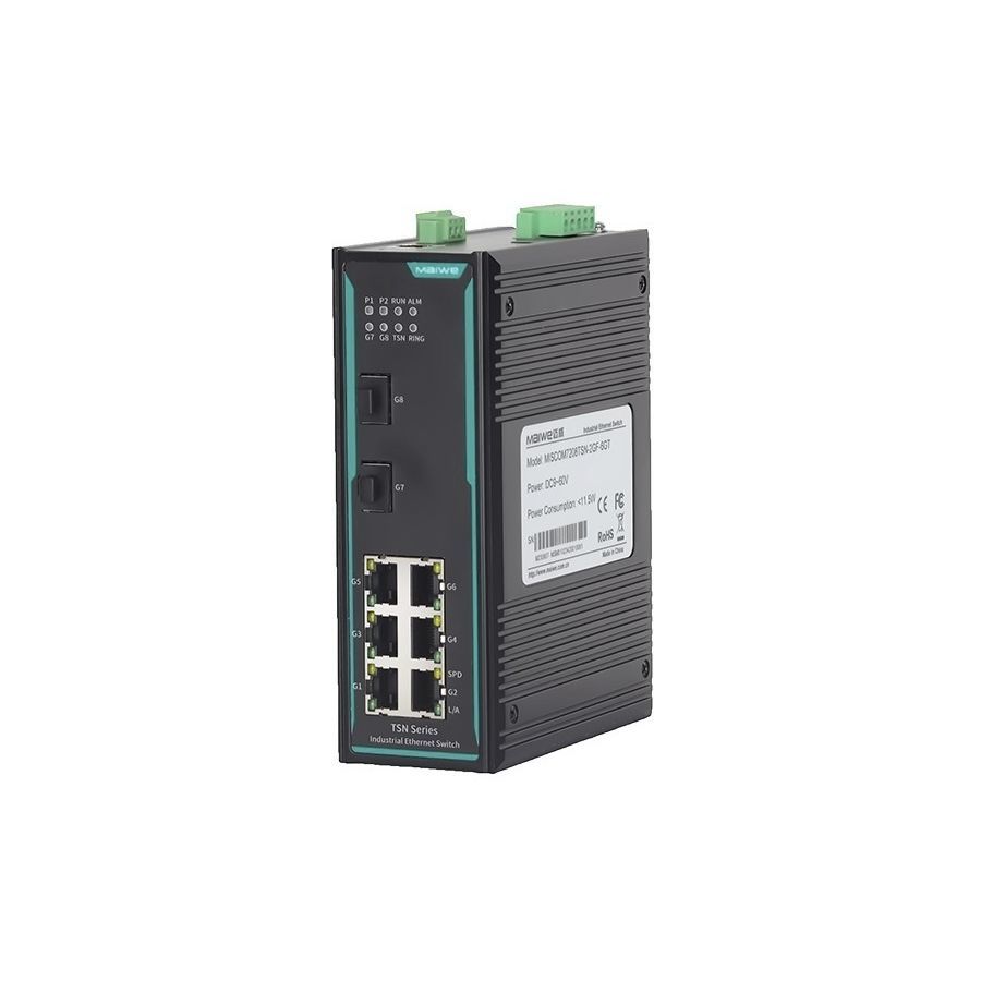 Managed ethernet switch - MISCOM7208TSN-2GF-6GT - Wuhan Maiwe ...