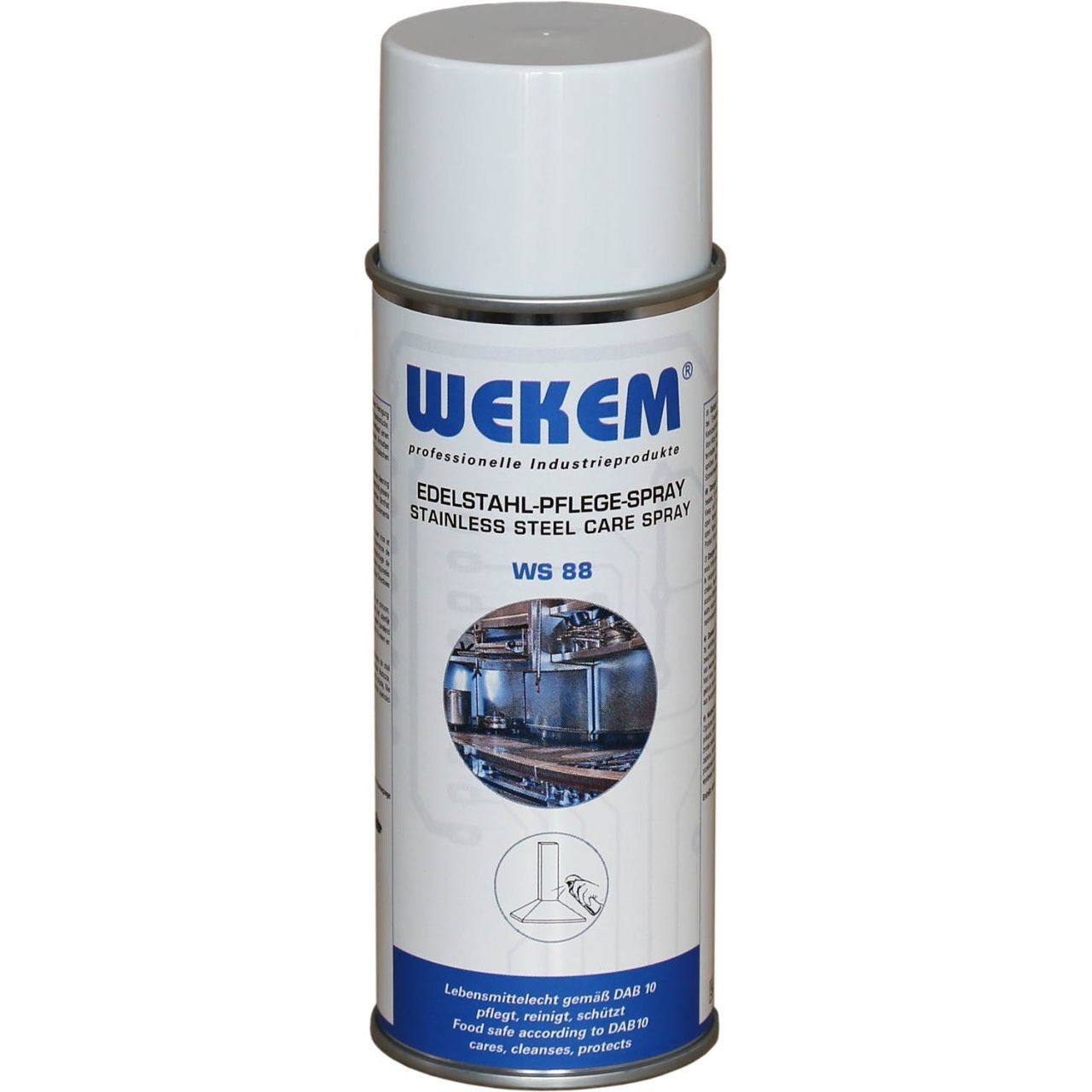 Cleaning spray - WS 88-400 - Wekem - protective / for stainless steel