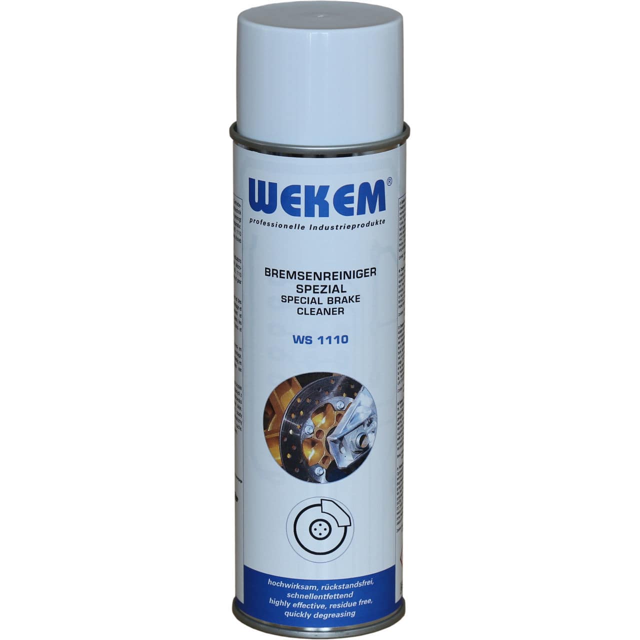 Duster spray - WS 1110-500 - Wekem - degreasing / for metal / brake