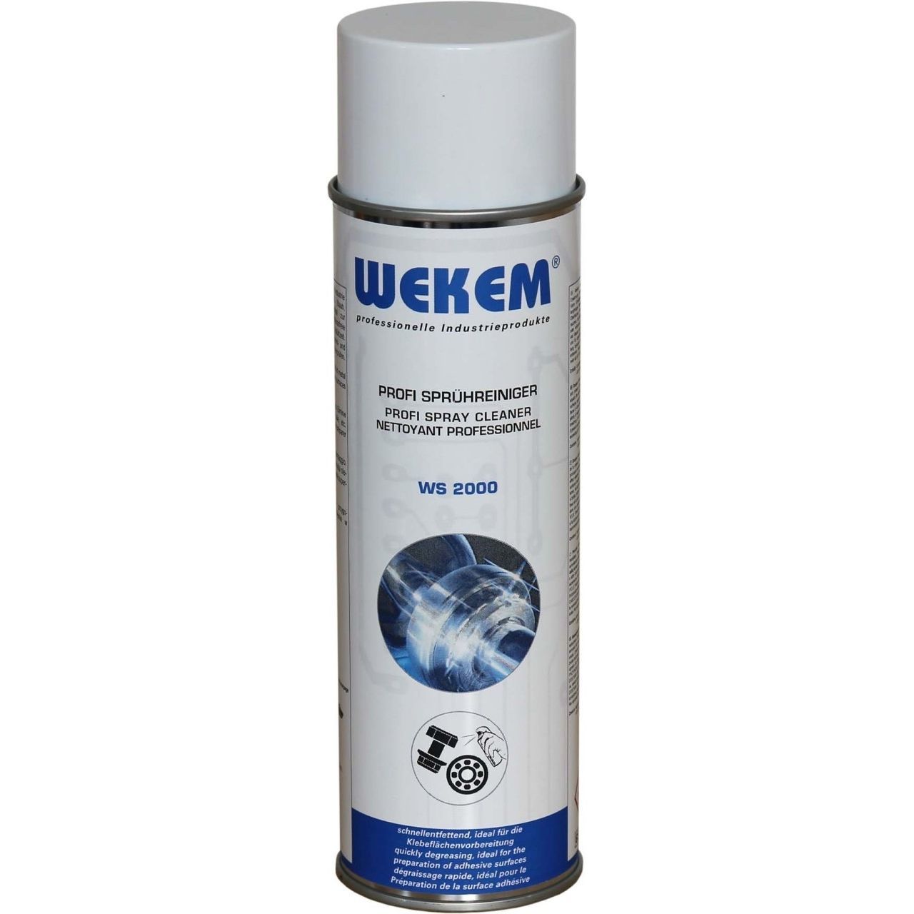 Cleaning spray - WS 2000-500 - Wekem - degreasing / for plastics / solvent