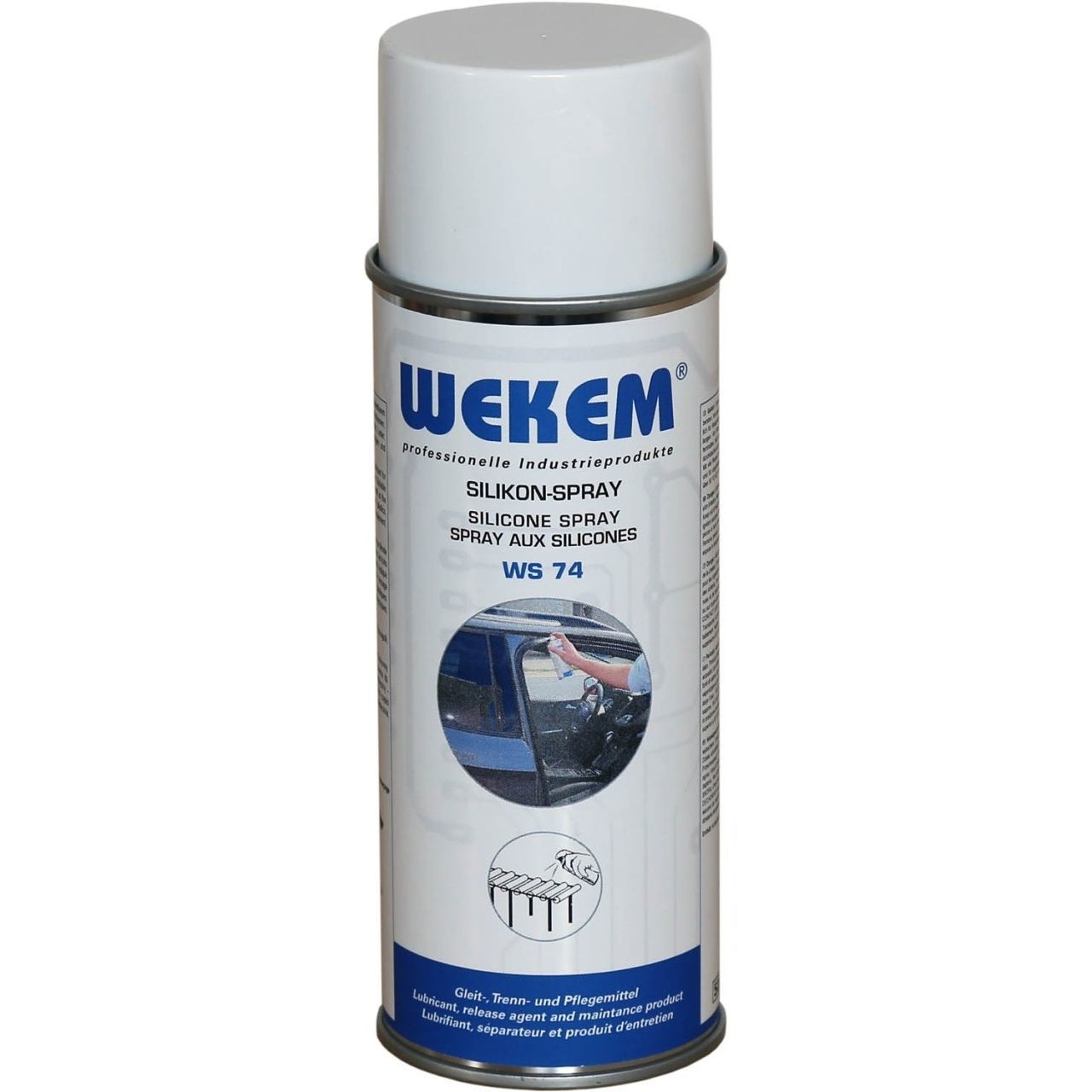 Lubricant spray - WS 74-400 - Wekem - for metal / for plastics / solvent