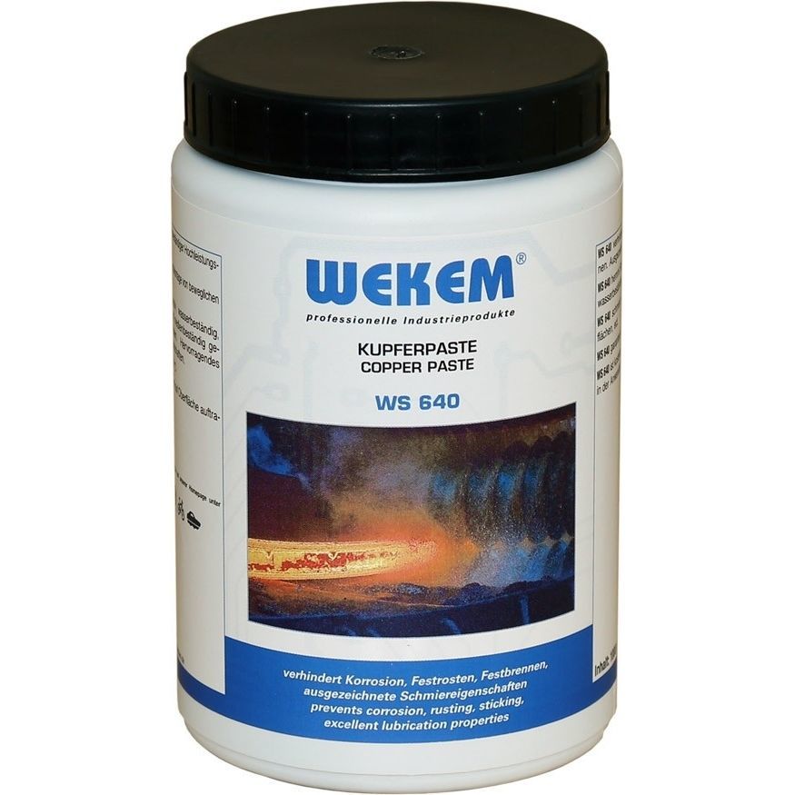 Lubricant paste - WS 640-1000 - Wekem - copper / for bearings / anti ...