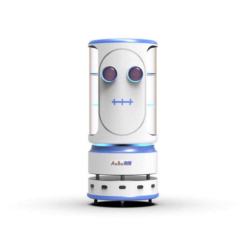Food delivery robot - Paopao - GuangZhou AoBo - for restaurant / for ...