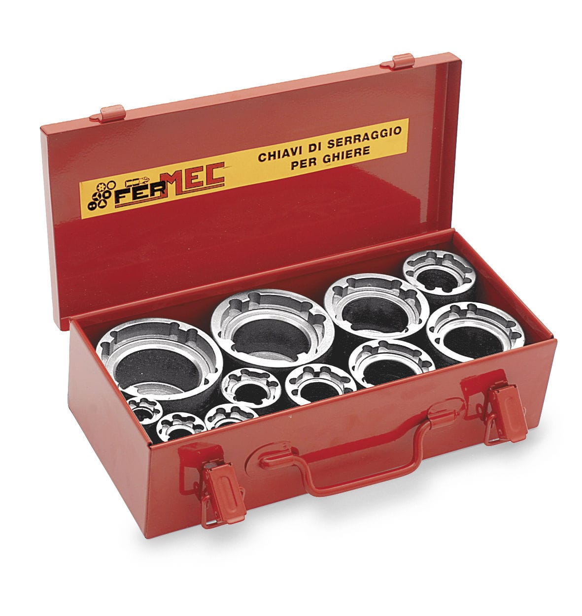 Ring nut tightening wrench - KMC series - Fermec Srl - steel / set