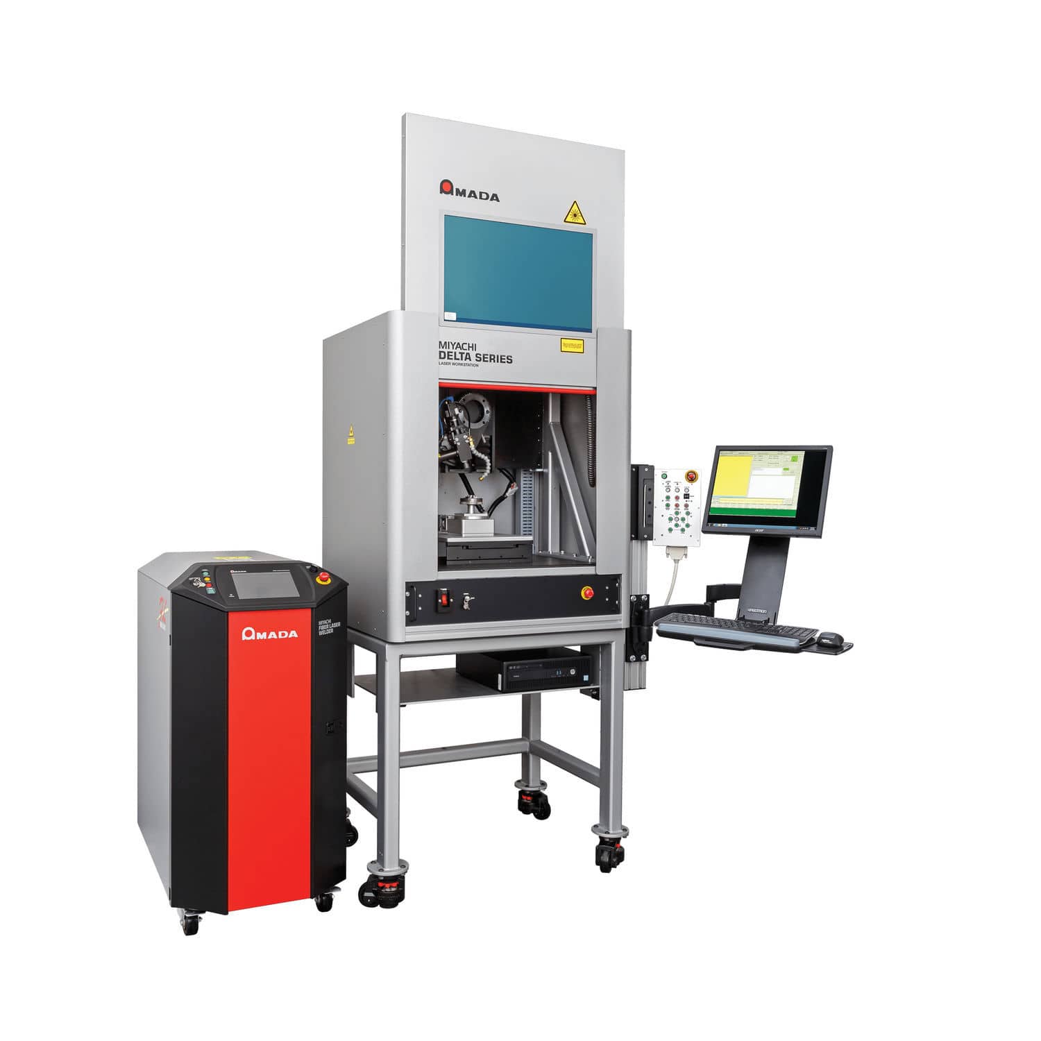 Laser welding system - Delta - AMADA WELD TECH Inc. - spot / on casters ...