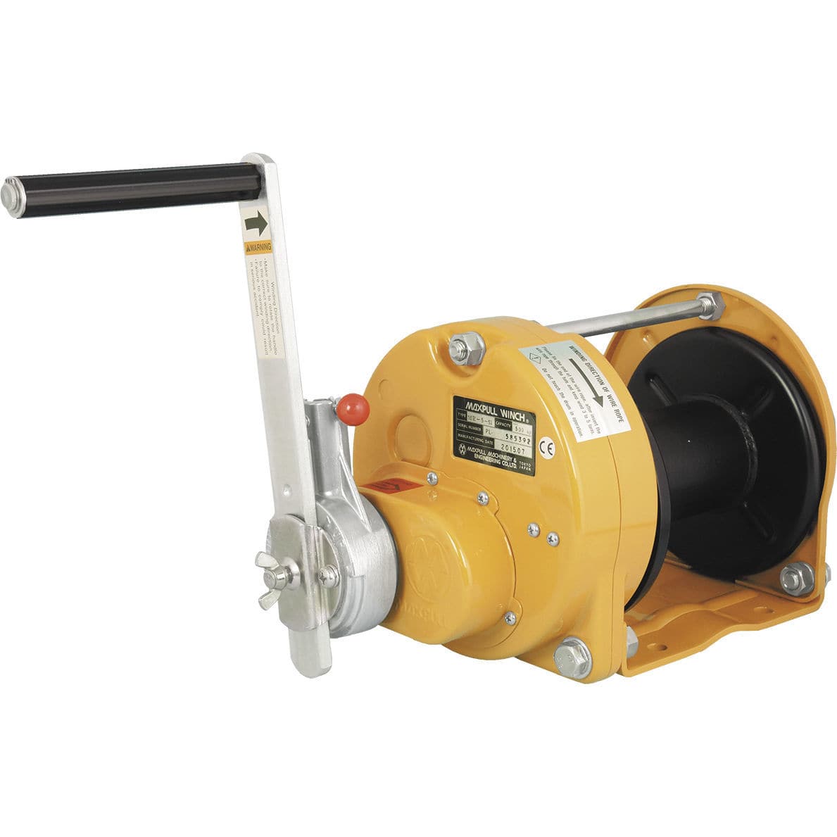 Ratchet handle winch - MR-5-SI - Maxpull - manual / wire rope / compact