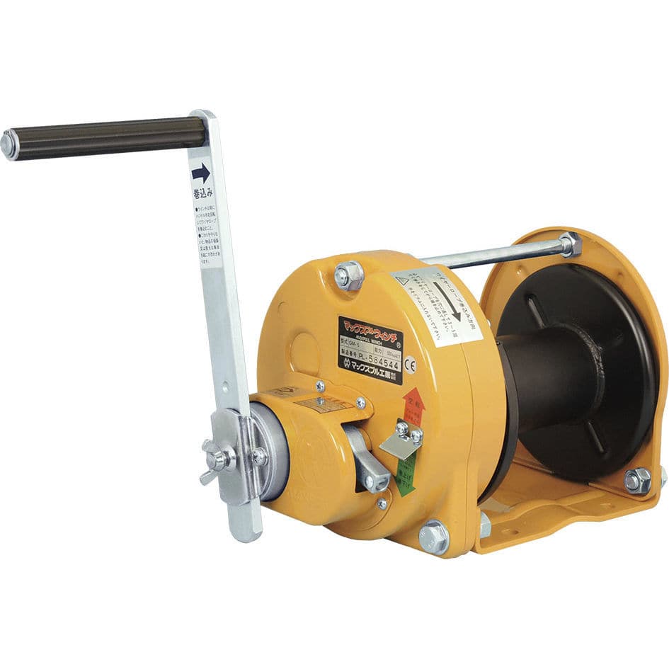 Manual winch - GM-5 - Maxpull - wire rope / compact / gear