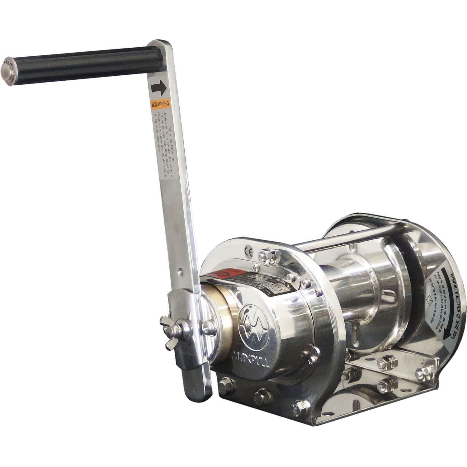 Manual winch - SB-1-SI - Maxpull - wire rope / compact / gear