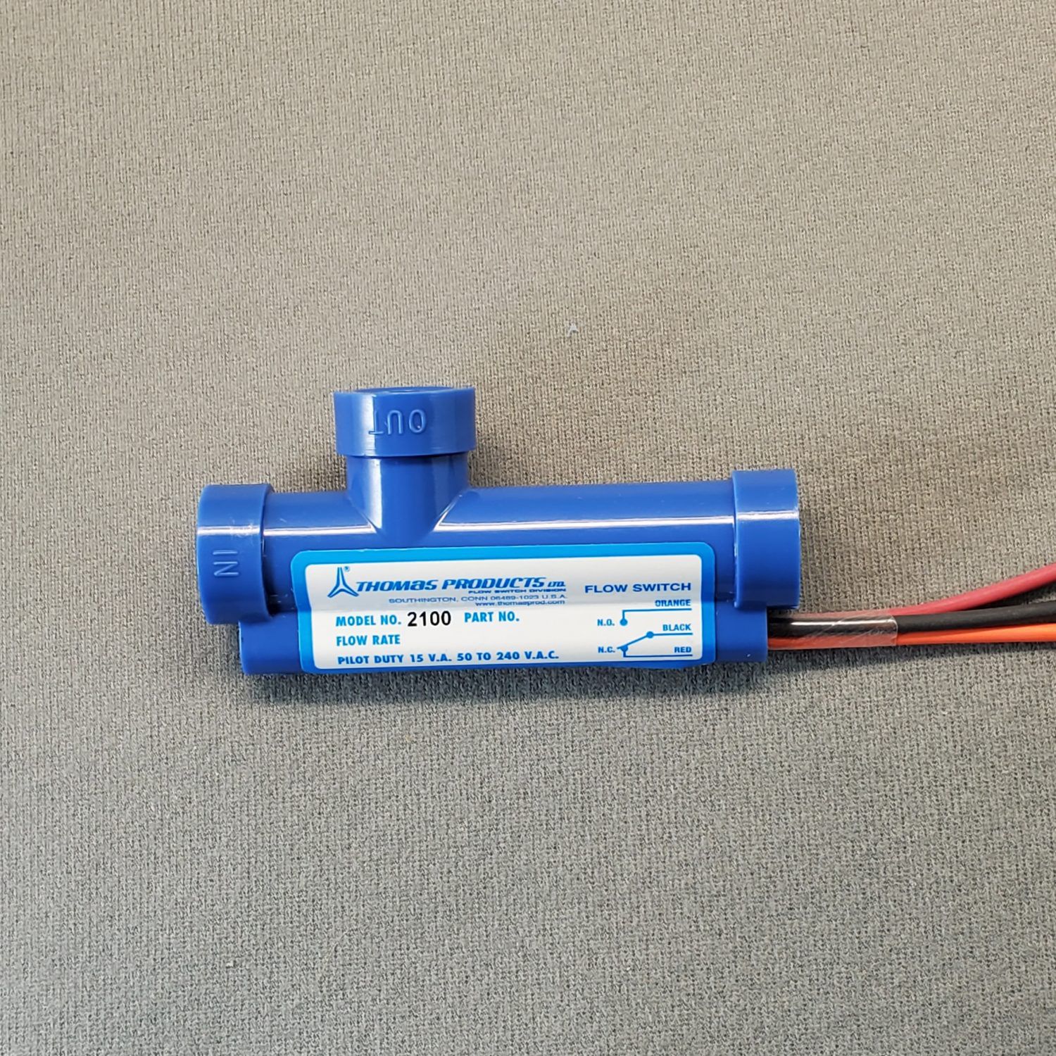 Piston flow switch - 2100 - Thomas Products LTD - for liquids / high ...