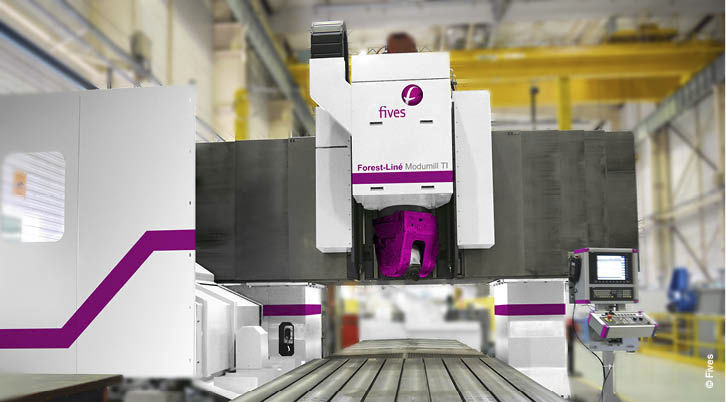 Milling CNC machining center - Forest-Liné Modumill Ti - Fives ...